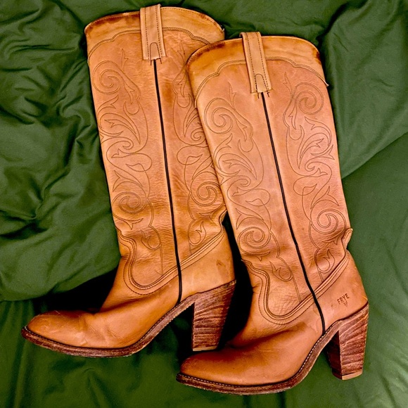 Frye | Shoes | Frye Stitched Knee High Boots | Poshmark